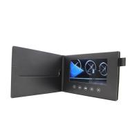 China OEM PU Invitation Video Card ROHS CE FCC Certificate for Advertising for sale
