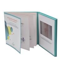 China 7 Inch Advertising Video Book , Video Greeting Card CE ROHS FCC Certificate for sale