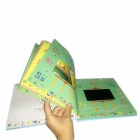 China Multipages LCD Video Book a5 size 1024x600 Resolution for Promotional for sale