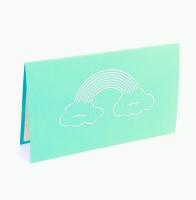 China OEM ODM Rainbow Pop Up Card DIY , 3D Happy Birthday Card A5 Size for sale