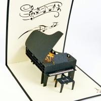 China Handmade 3D Pop Up Card A5 Size CMYK Color for sale