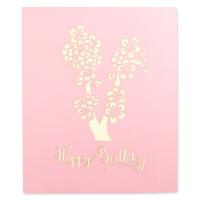 China ROHS Cherry Blossom Tree Pop Up Card, Greeting Cards OEM ODM for sale