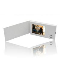 China Wedding Invitation LCD Video Business Cards 128MB rechargeable 500mAh for sale