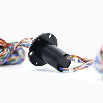 China 2 Channel Gigabit Ethernet Slip Ring with USB Transmission and 60rpm Rotation Speed for sale