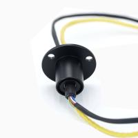 China 12 Rings Capsule Slip Ring 300rpm With Silver Plated Teflon Wires / High Signal Fidelity for sale