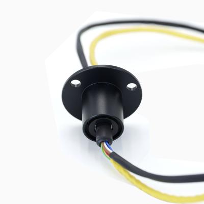 China 12 Rings Capsule Slip Ring 300rpm With Silver Plated Teflon Wires / High Signal Fidelity for sale