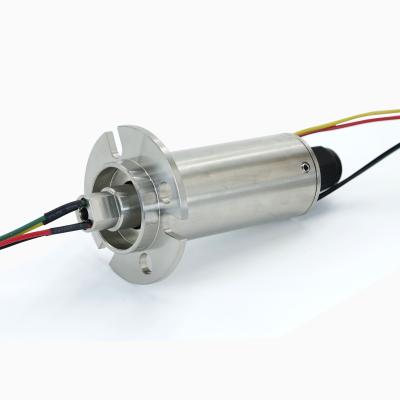 China IP65 Stainless Steel 1-channel Fiber Optic Rotary Joint (FORJ) with SM/MM 9/125μm Fiber for sale