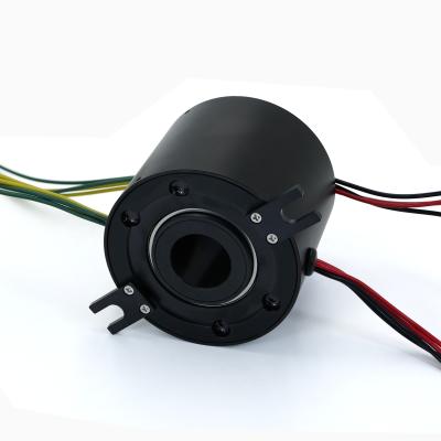 China 8 Channel Through Bore Slip Ring with 20A Current Rating and 1.18inch ID for Power Transmission for sale