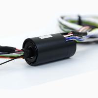 China MIL-STD-810G Military MM 50/125μm Fiber Optic Rotary Joint with 10 Power Transfer for sale
