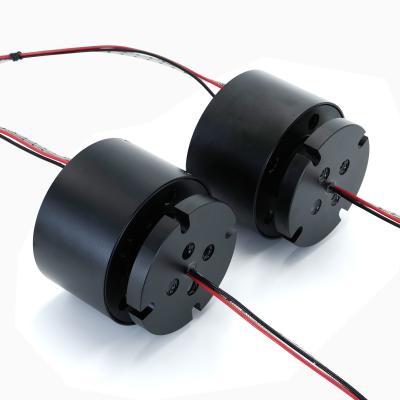 China 2 Channel 10A Through Bore Slip Ring with 302℉ High Temperature and IP54 Protection for sale