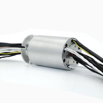 China MIL-STD-461G/810G Compliant Military Slip Ring with 47 Signals and 5 Power Circuits at 50rpm for sale