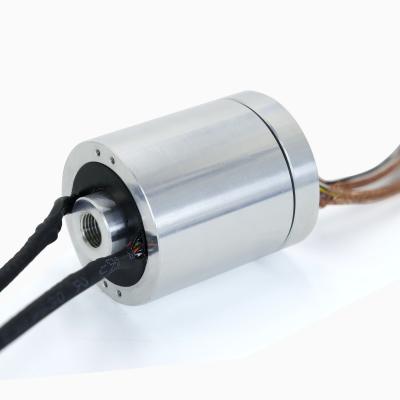 China 12 Power Transfer Circuits 8bar Air Rotary Union with RC1/8 Connector for Industrial Applications for sale