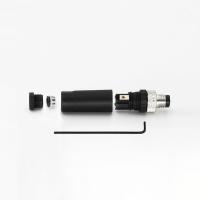 China Contact M8 Field Wireable Connector 5 Pin B Code Straight Male Connector for sale