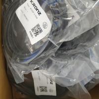 China 4 Pin M12 Wire Connector Straight M12 A Coded Male Connector 3x0.34mm PVC Cable for sale