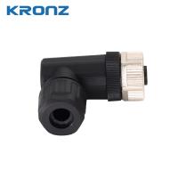 China M12 4-Pin IP67 Waterproof Connector with 4-8mm Cable Outlet for sale