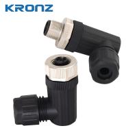 China IEC 61076-2-101 M12 Connector 5-Pin Black PBT/PA IP67 for sale