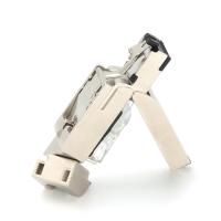 China IP20 Fast Connect Field Wireable RJ45 Connector Plug 4 Pin 100MBit/S Metal Housing for sale