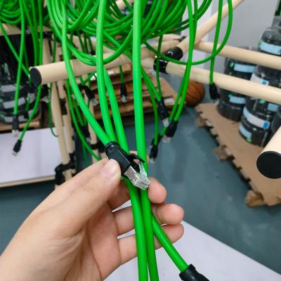 China 1.5A 4 Pin RJ45 Connectors With Durability IP20 Class Contact Resistance ≤5mΩ for sale