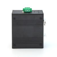 China DIN Rail Mount Industrial Ethernet Switches 8 Port IP40 With Dual Row Port for sale