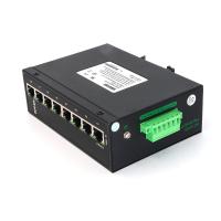 China 8-Port Industrial PoE Ethernet Switch DIN Rail 12-52VDC Unmanaged for sale