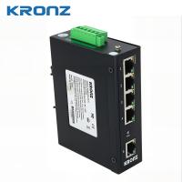 China 802.3at PoE Ports Industrial Rugged Ethernet Switches 30W IP40 With Metal Housing for sale