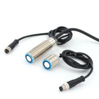 China Ultrasonic NPN Sensors 3 Way Switching Output 10 - 30VDC With 2m PVP Cable for sale