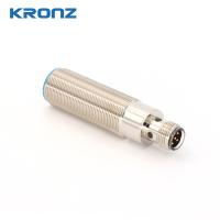 China 52ms Response Time Industrial Ultrasonic Sensors 5 Pin M12 Connector NPN Switching Output for sale