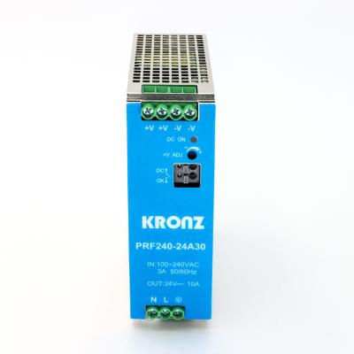 China 240W AC/DC Industrial Power Supplies Active PFC Rail Mounted for sale