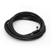 China KRONZ Pre-assembled M8 Male Connector with Molded Cable IEC 61076-2-101 Standard Black Gold-plated Contacts for sale