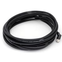 China KRONZ Pre-assembled M8 Circular Connector with Molded Cable 3/4/5/6/8 Pin Female Angled IEC 61076-2-101 for sale