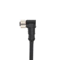 China KRONZ Pre-assembled M8 Circular Connector with Molded Cable 3/4/5/6/8 Pin Female Angled IEC 61076-2-101 for sale