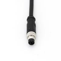 China KRONZ Industrial M8 Connector with Alloy Material Gold-Plated Contacts and Molded Cable for Durable Performance for sale