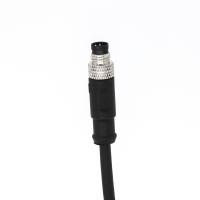China KRONZ Industrial M8 Connector with Alloy Material Gold-Plated Contacts and Molded Cable for Durable Performance for sale