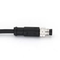 China KRONZ Industrial M8 Connector with Alloy Material Gold-Plated Contacts and Molded Cable for Durable Performance for sale