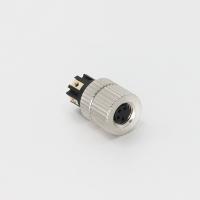 China KRONZ Industrial Angled Female M8 Circular Connector Waterproof IP67 Field-wirable 3/4/5 Pin for sale