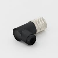 China KRONZ Industrial Angled Female M8 Circular Connector Waterproof IP67 Field-wirable 3/4/5 Pin for sale