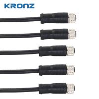China KRONZ M8 Circular Connector with Ambient Temperature -25~+85℃ Mating Endurance >100 cycles and Insulation Resistance ≥ 100MΩ for sale