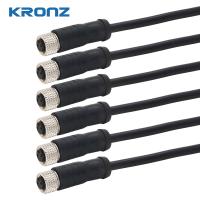 China KRONZ M8 Circular Connector with Ambient Temperature -25~+85℃ Mating Endurance >100 cycles and Insulation Resistance ≥ 100MΩ for sale