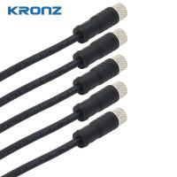 China KRONZ M8 Circular Connector with Ambient Temperature -25~+85℃ Mating Endurance >100 cycles and Insulation Resistance ≥ 100MΩ for sale