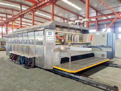 China HX Series Computerized Vacuum Transfer Bottom Printer Dryer Die Cutter - 350 pcs/min Speed, 1600x3200mm Max Size for sale