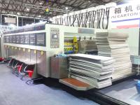 China HS Series Fully Computerized Vacuum Transfer Top Printer Dryer Slotter Die Cutter Machine - 350 pcs/min Speed, 2000mm Width for sale