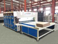 China HY-A Series Semi-Auto Corrugated Box Flexo Printer Slotter Machine 900x2000mm to 2100x3200mm with 1-4 Color Printing for sale