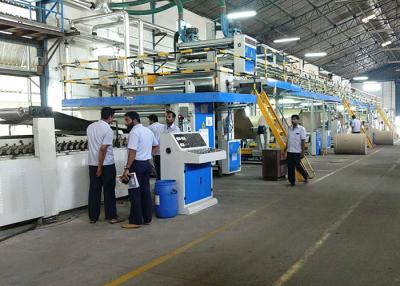 China HYWJ Series 3/5/7 Ply Corrugated Cardboard Production Line 1400-2500mm Width 70-300m/min Speed for sale
