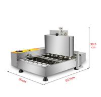 China 6 Rows 1080pcs/H SUS304 Automatic Donut Making Machine for sale