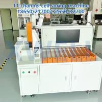 China 11 Channels Cylindrical Cell Sorting Machine 80PPM Touch Screen Sorter Battery Selector for sale
