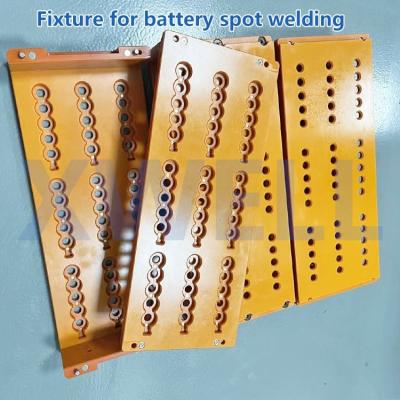 China Bakelite 18650 Battery Fixture with 18.25mm Center Spacing and 0.1mm Flatness for Magnetic Spot Welding for sale