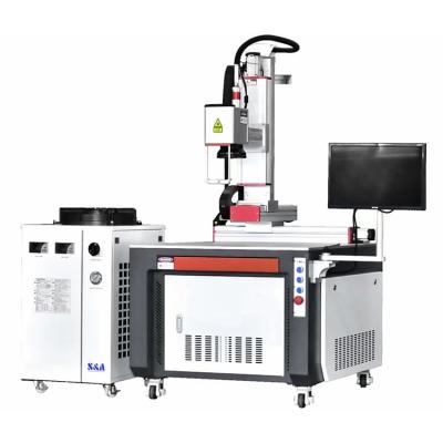 China 1000W 1500W 2000W Fiber Laser Welding Machine for Lithium Battery Packs with 500mm/s Speed and ±0.02mm Accuracy for sale