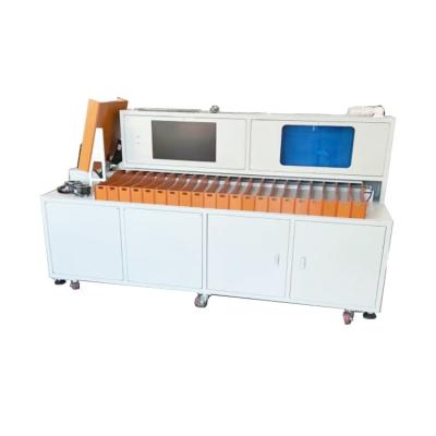 China 21 Channel Cylindrical Battery Sorting Machine For Assembly 18650 26650 21700 32650 for sale