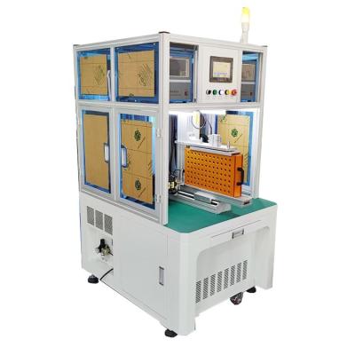 China Fully Automatic Double Sided Lithium Battery Spot Welder For Cylindrical 18650 26650 21700 for sale