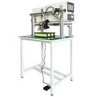 China Manual Gantry Lithium Cylindrical Cell Spot Welding Machine AC Pedal For 18650 21700 for sale